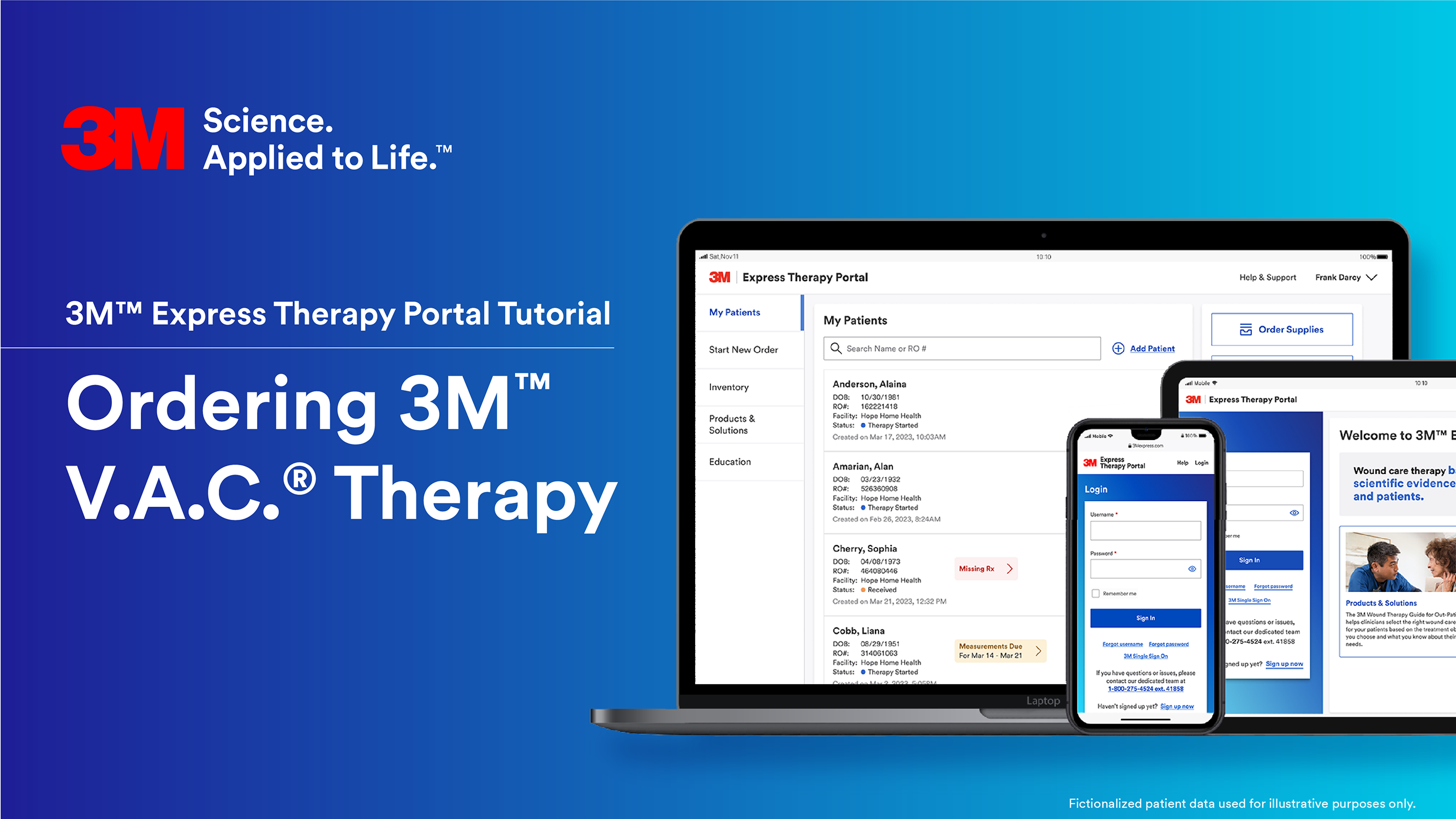 Solventum™ Express Therapy Portal